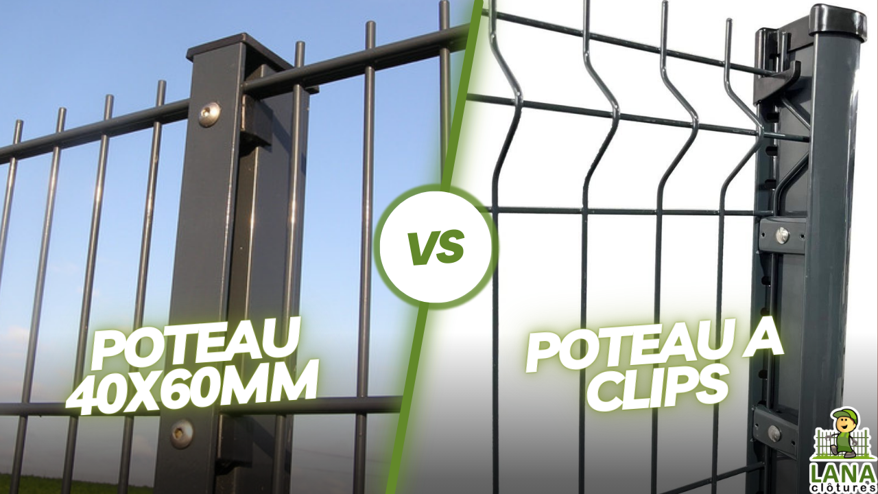 Quel type de poteau choisir pour une clôture en panneaux 2D | LANA ...